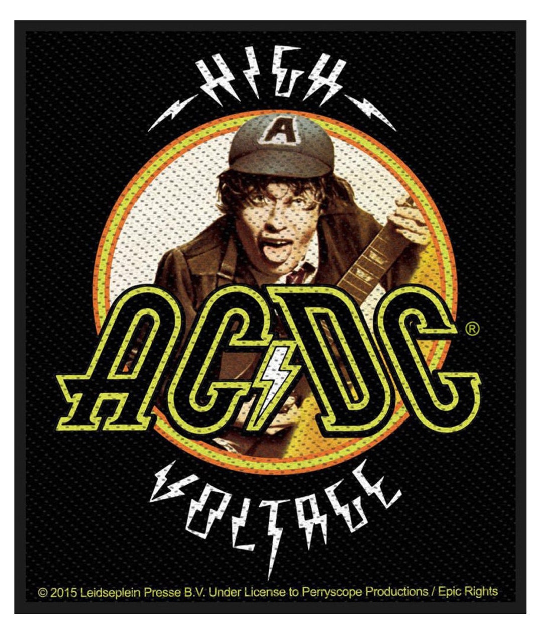 AC/DC High Voltage Angus Patch 9cm X 10cm Sew on Only Official ...