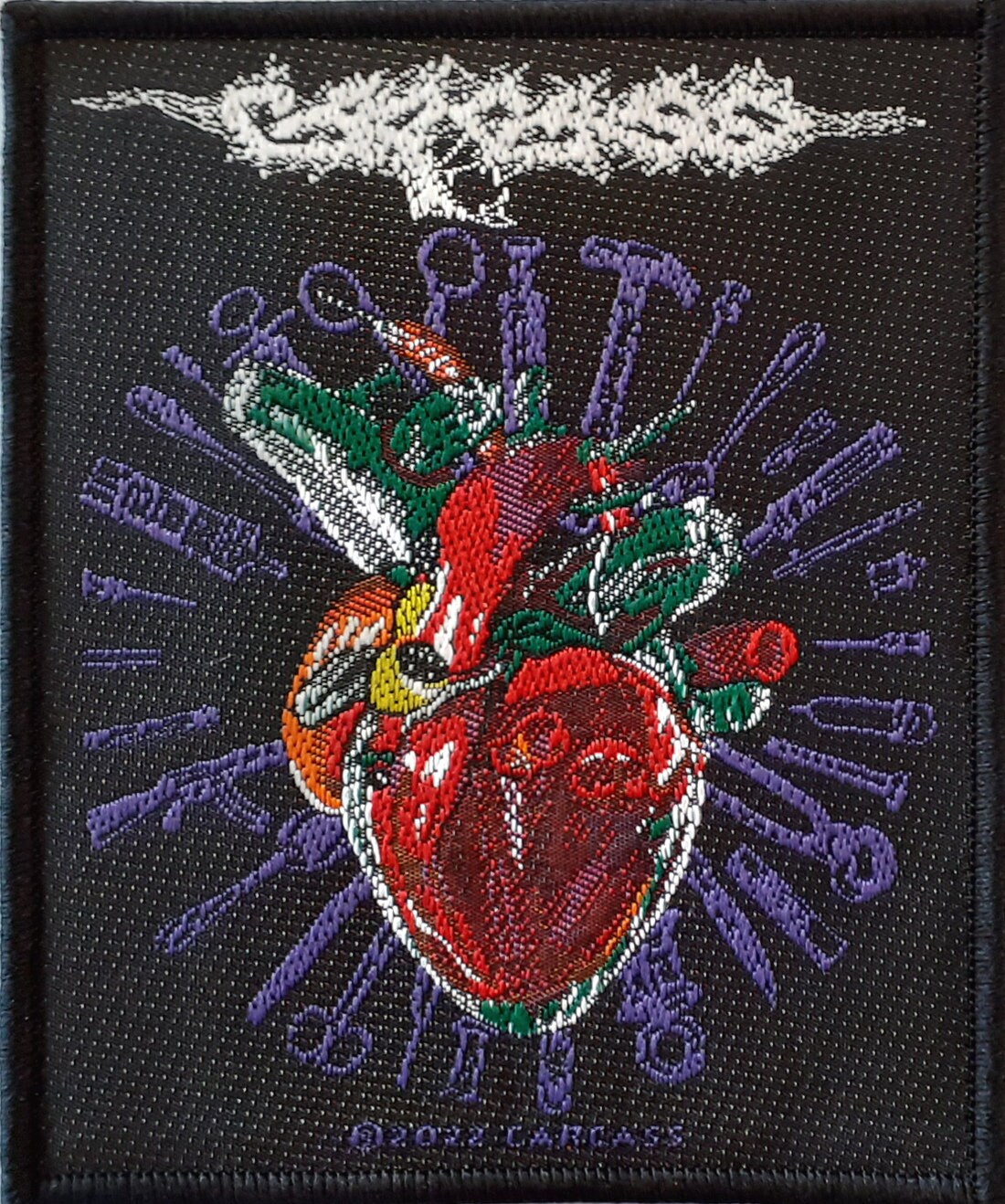 Carcass Torn Arteries Patch 8cm X 10cm - Etsy UK