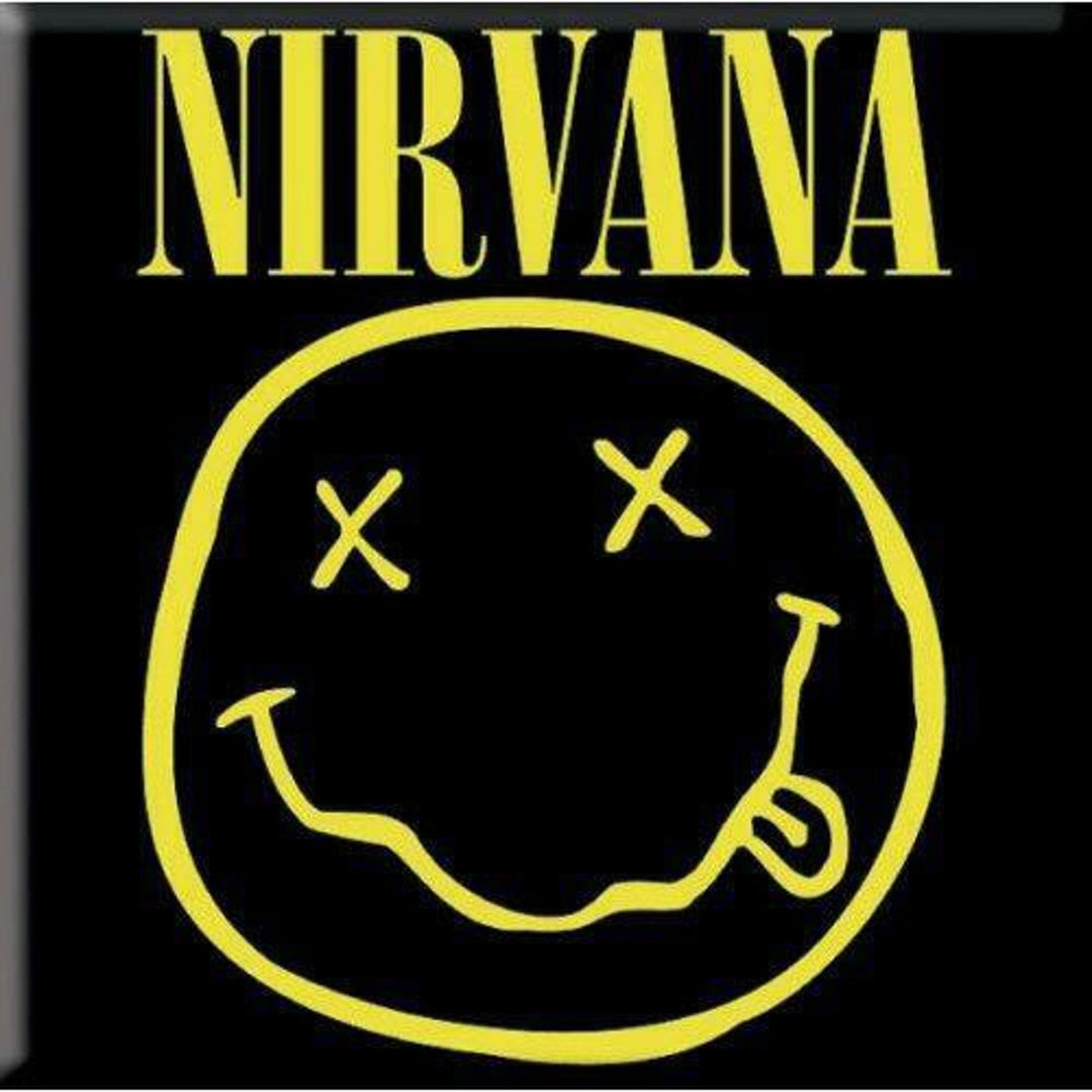Nirvana Smiley Fridge Magnet - Etsy
