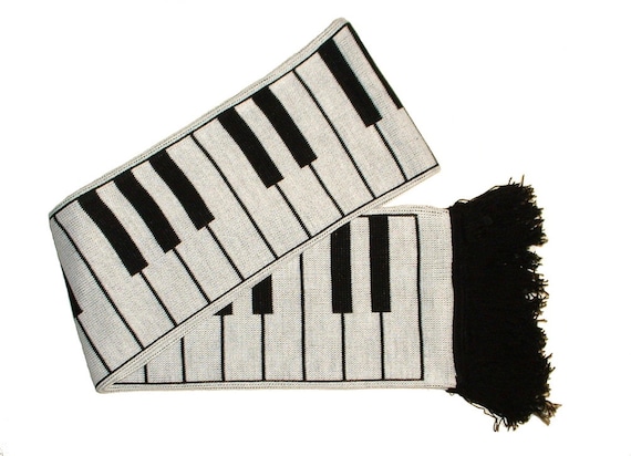Piano Keys Scarf 5ft Long 6 Wide | Etsy UK