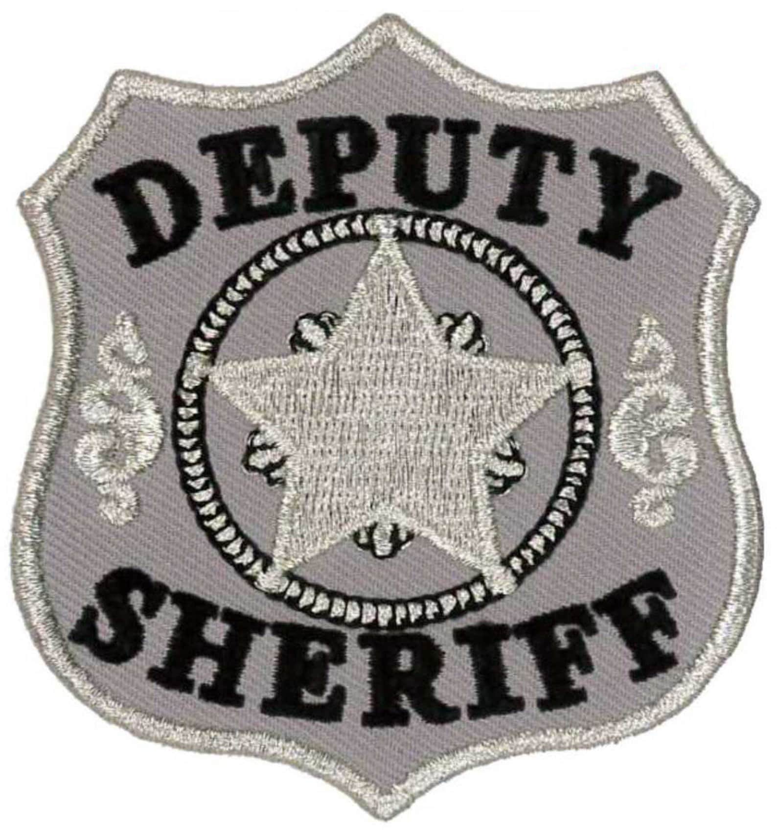 Deputy Sheriff Embroidered Patch 7cm X 7.5cm - Etsy