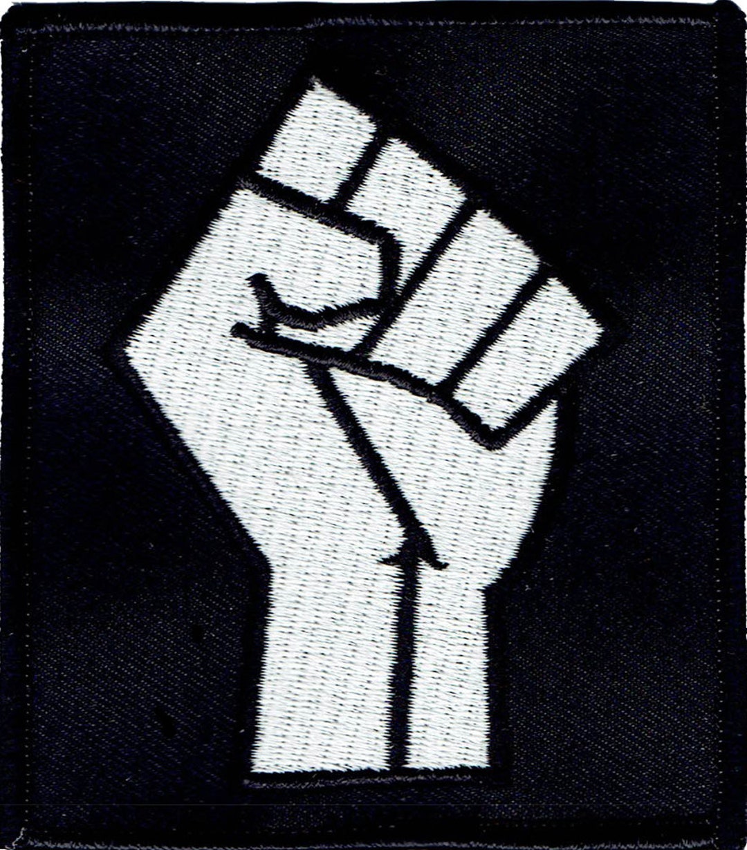 Power Fist Embroidered Patch 9cm X 10cm - Etsy UK