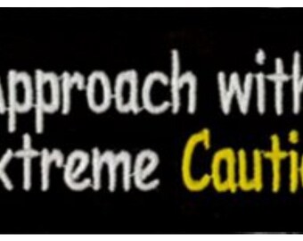 Caution Tape Patch - Etsy