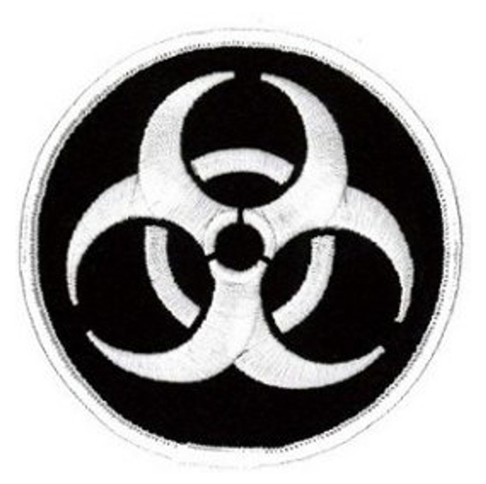 Biohazard circle Embroidered Patch 9CM 3 1/2 Dia - Etsy