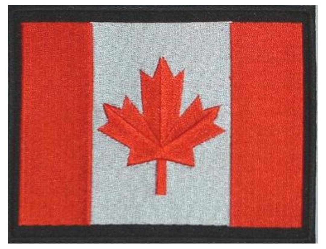 Canada Flag Embroidered Patch 13cm X 10cm - Etsy UK