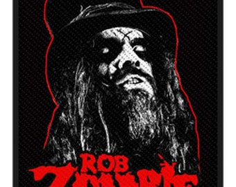 Rob Zombie Zombie Face Patch 10cm X 10cm - Etsy UK
