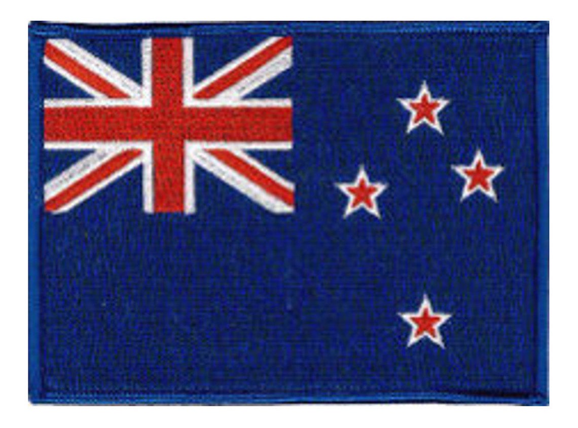 New Zealand Flag Embroidered Patch 12cm X 9cm - Etsy