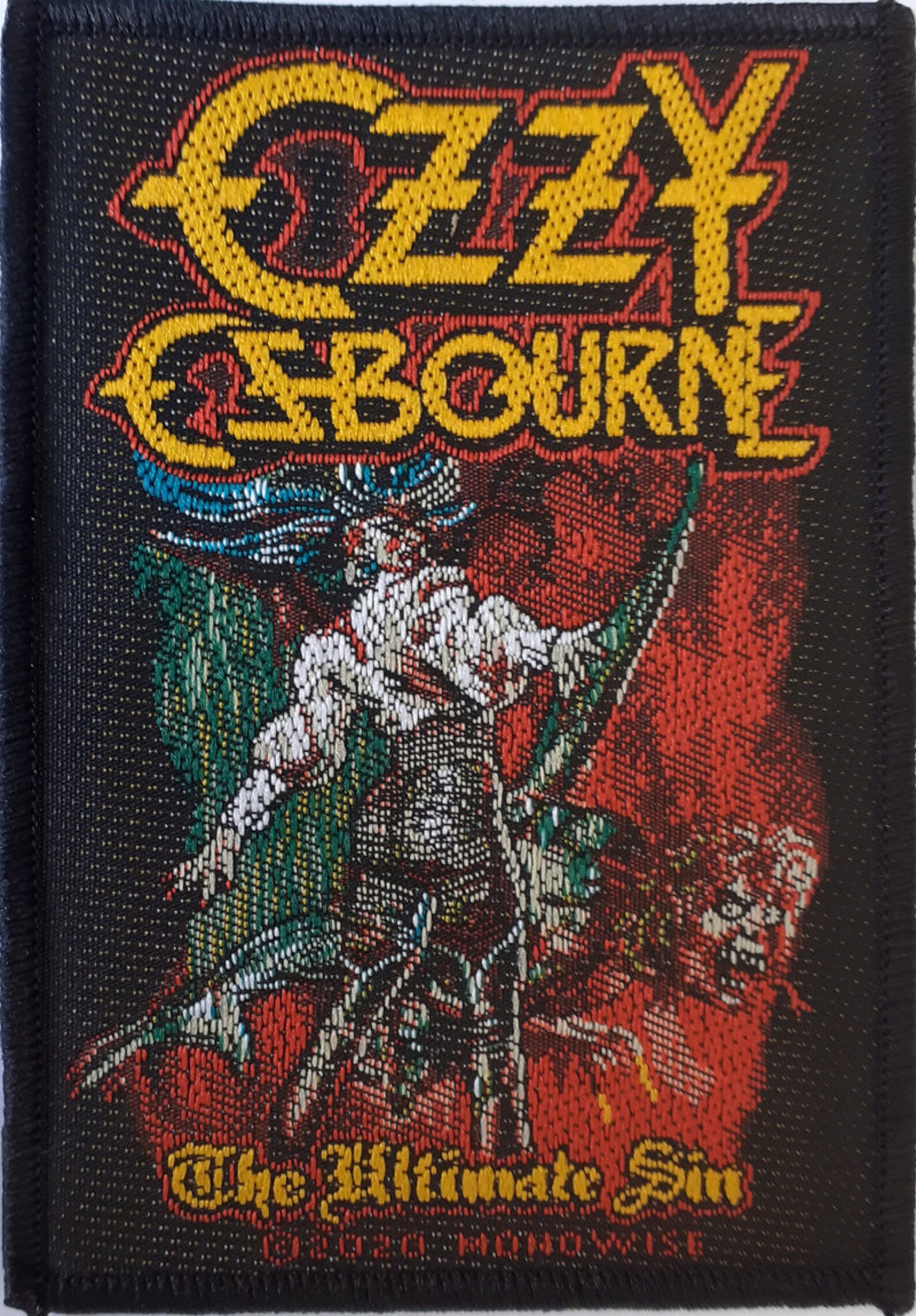 Ozzy Osbourne The Ultimate Sin Patch 7cm x 10cm | Etsy