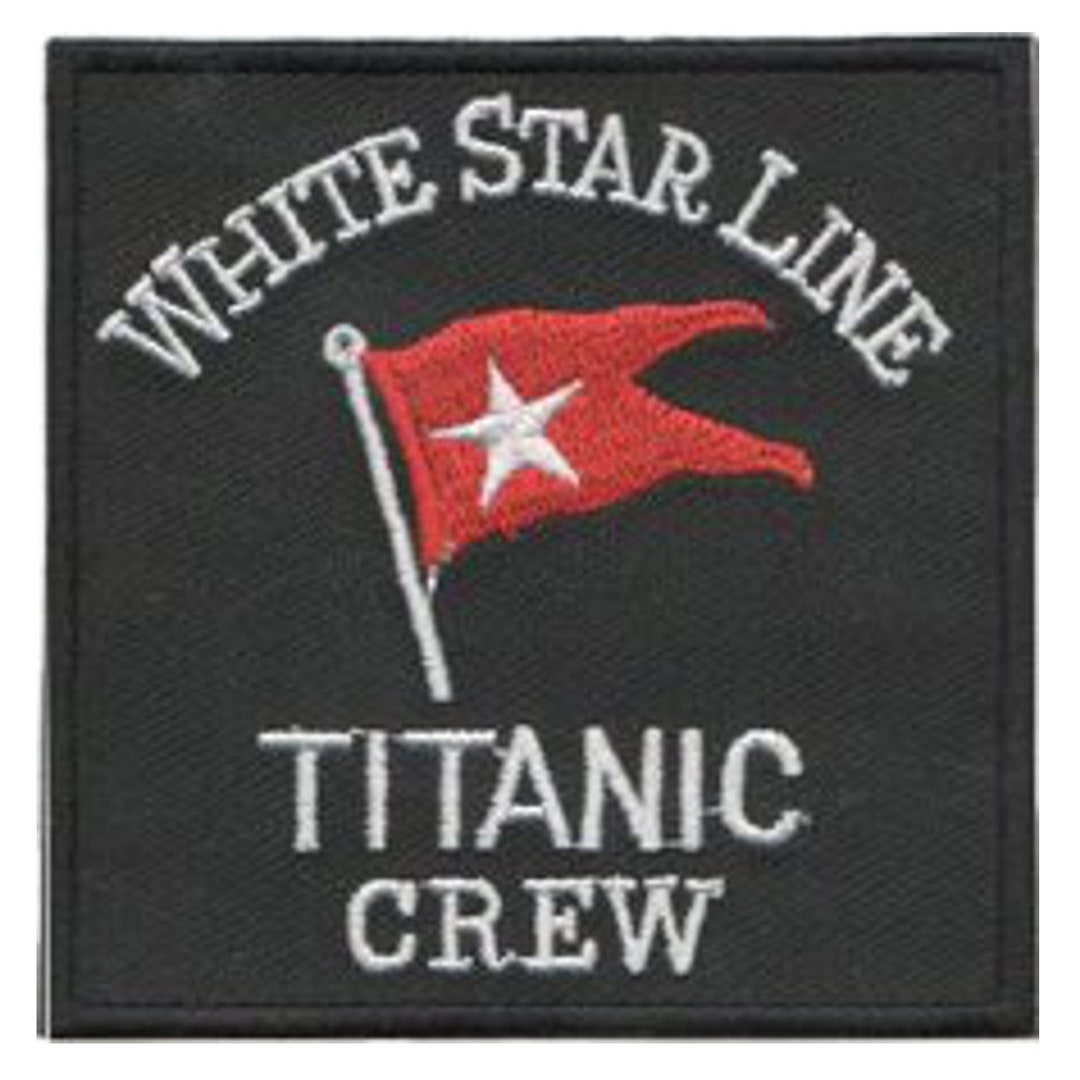 Titanic Crew white Star Line Patch 9cm X 9cm 3 X 3 - Etsy UK