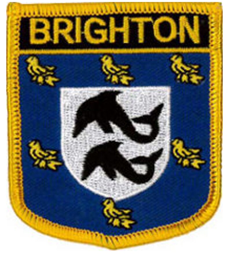 Brighton city Of Embroidered Patch 7cm X 6cm - Etsy UK