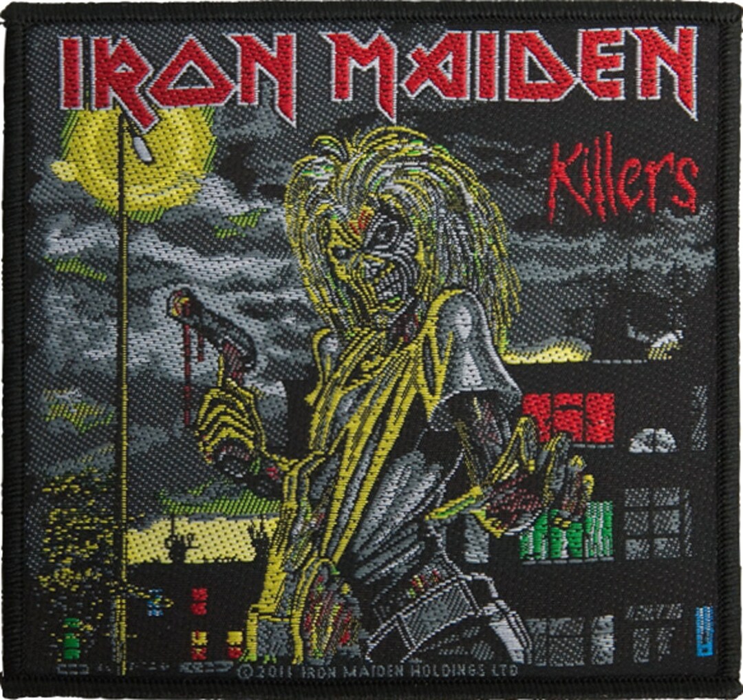Iron Maiden Killers Patch 10cm X 10cm 4 X 4 - Etsy UK