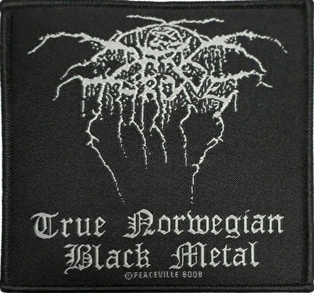 Darkthrone True Norwegian Black Metal Patch 10cm X 11cm - Etsy