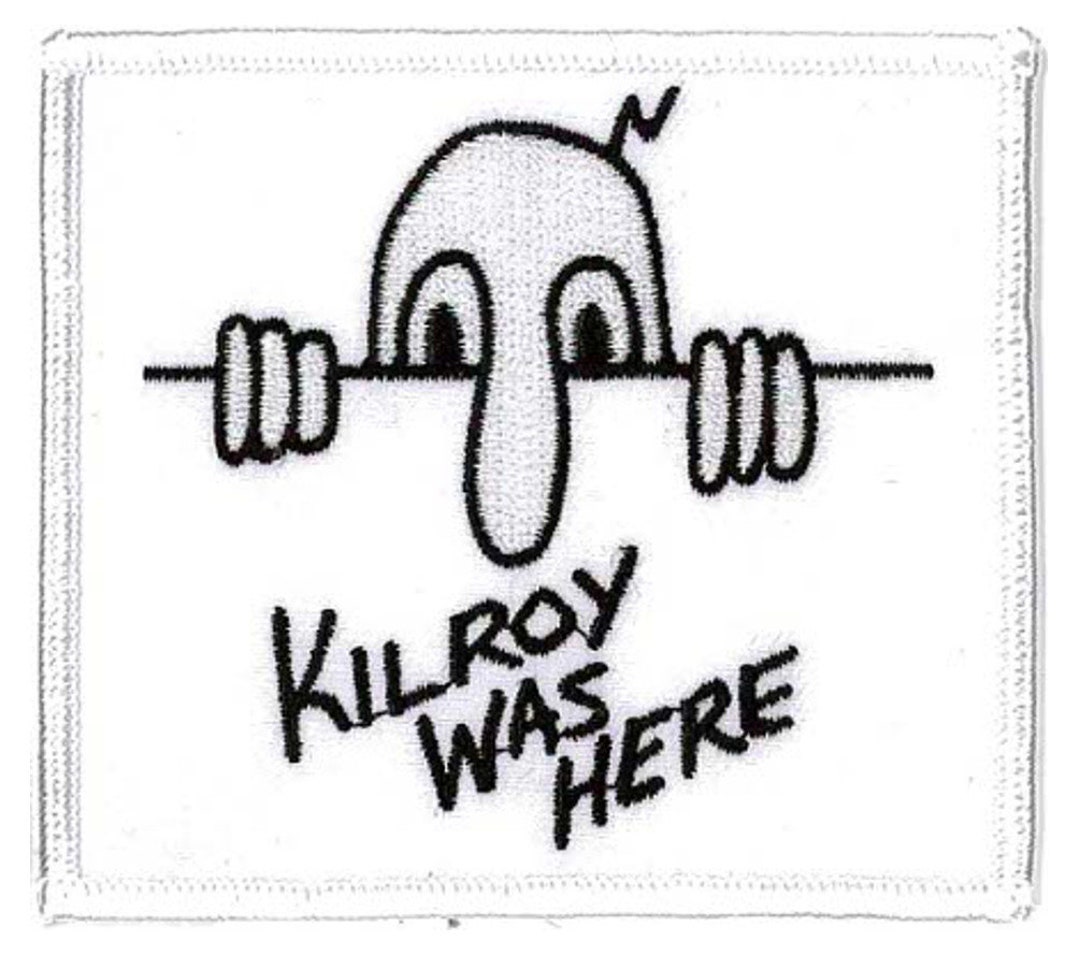 Kilroy Was Here Patch 9cm X 8cm 3 1/2 X 3 - Etsy UK