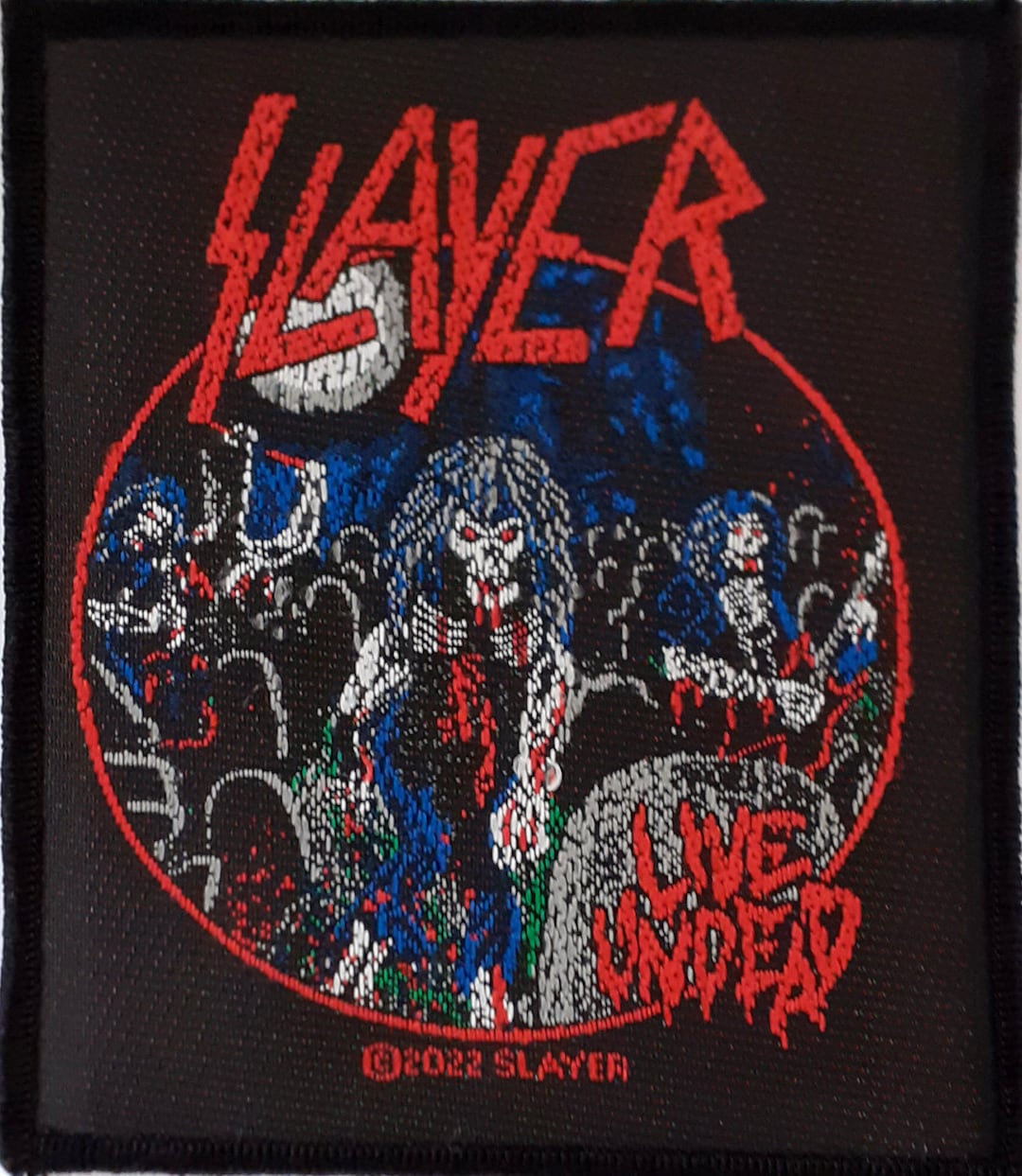Slayer Live Undead Patch 10cm X 9cm - Etsy