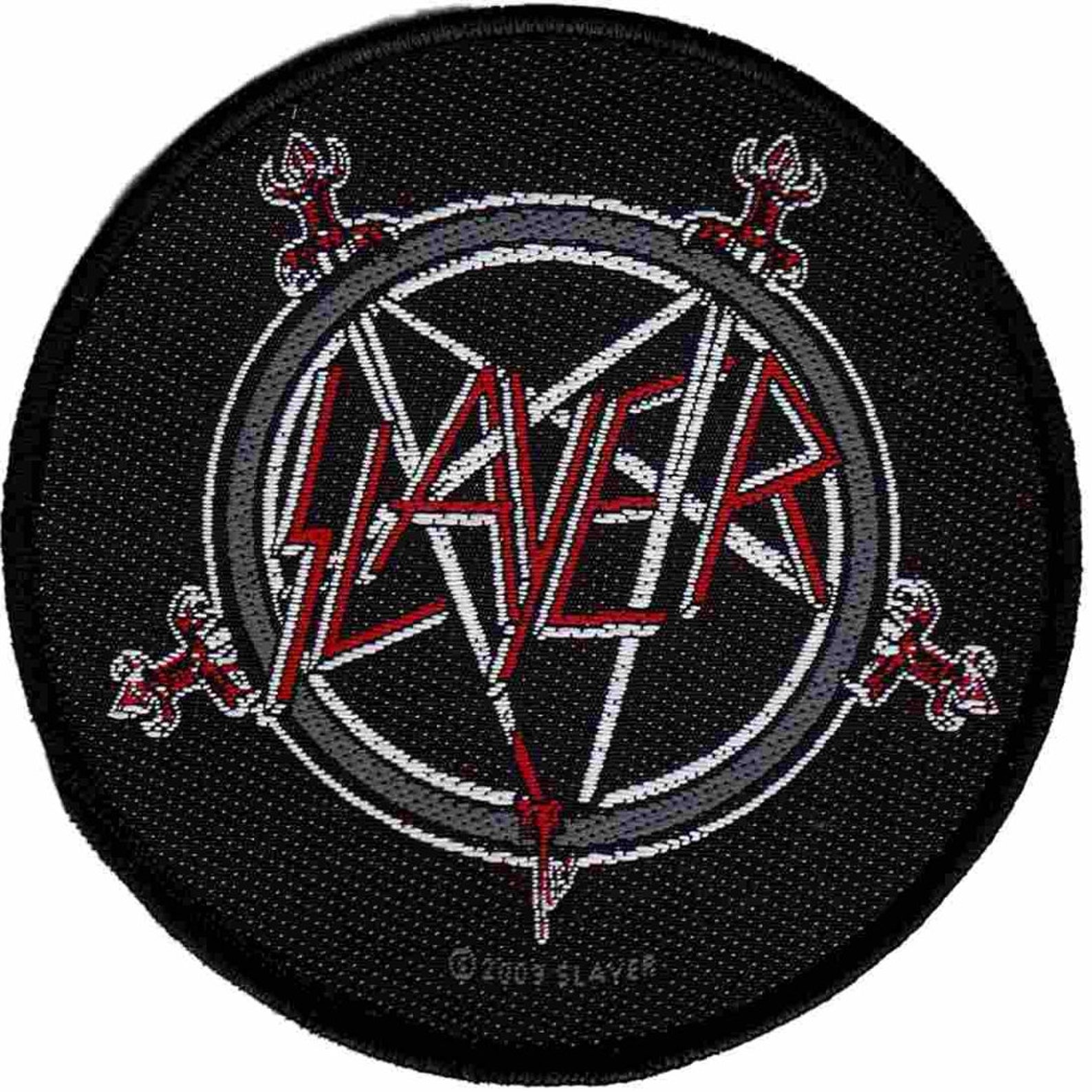 Slayer Pentagram Logo Patch 9.5cm Dia - Etsy