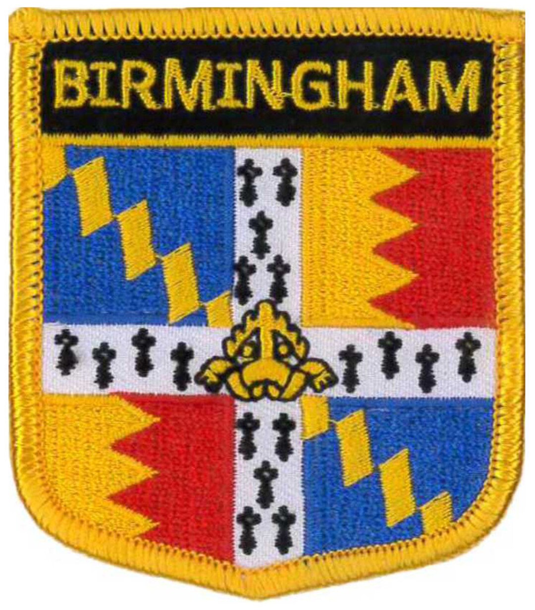 Birmingham city Of Embroidered Patch 7cm X 6cm 2 1/2 X 2 3/4 - Etsy