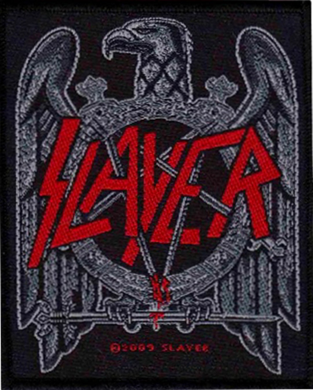 Slayer Black Eagle Patch 8cm X 10cm - Etsy