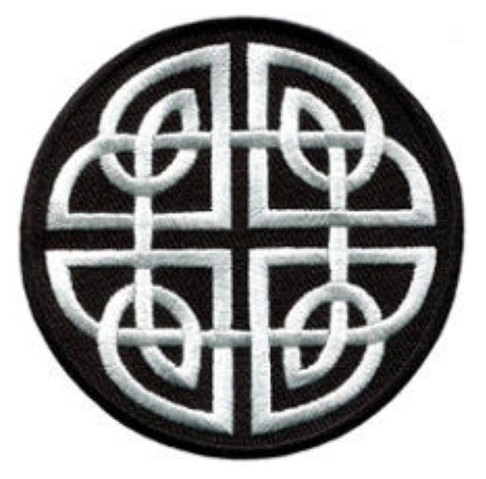 Celtic Knot Embroidered Patch 6cm Dia - Etsy UK