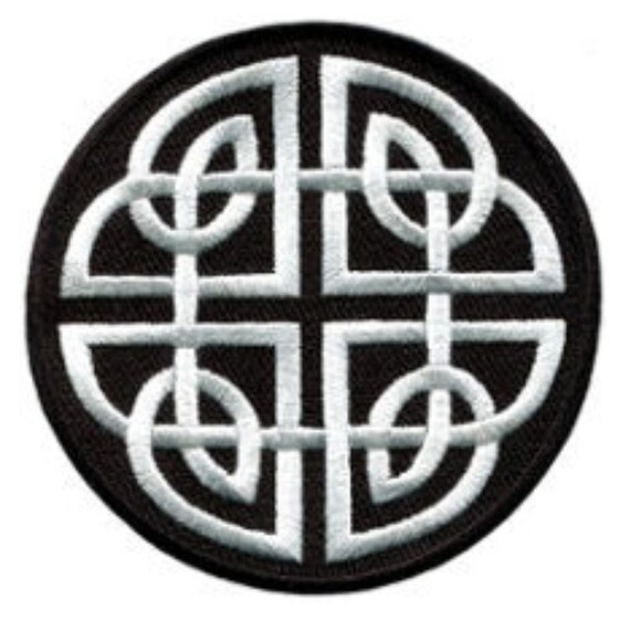 Celtic Knot Embroidered Patch 6cm Dia | Etsy UK