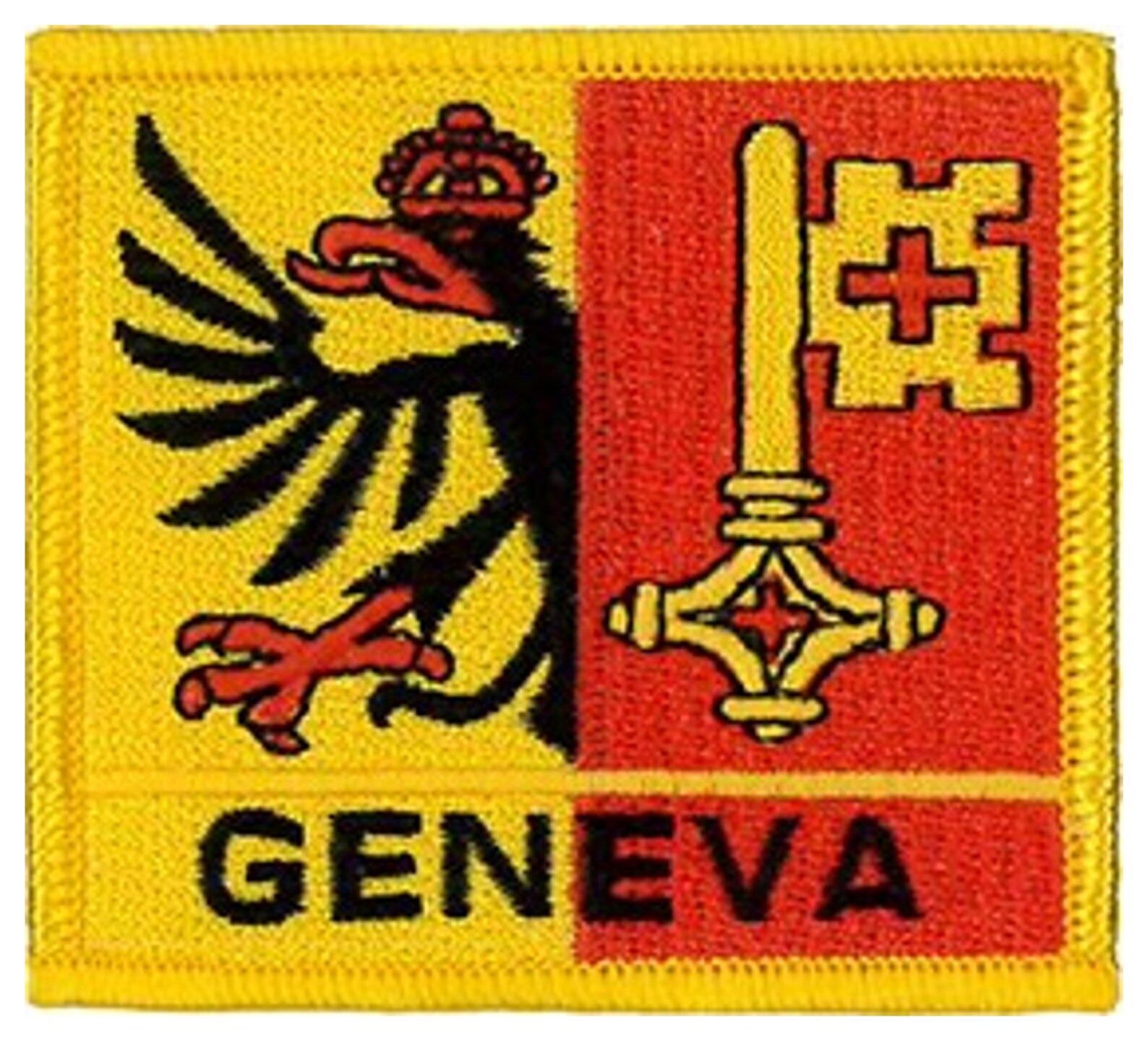 Geneva switzerland Embroidered Patch 7cm X 6cm - Etsy UK