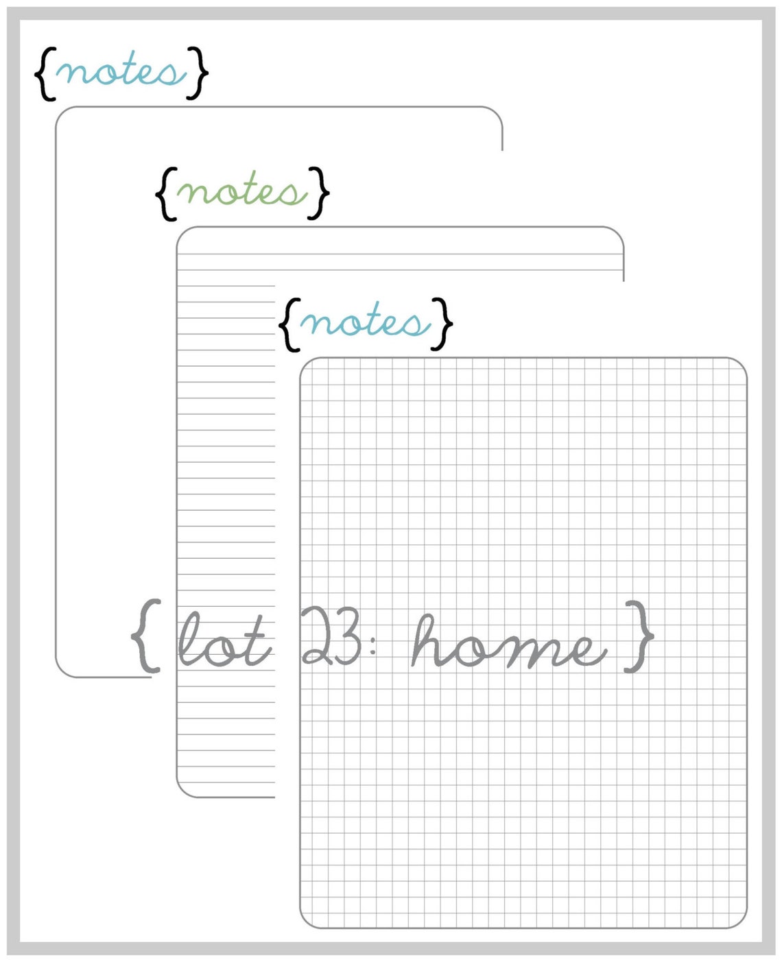 Home Construction Organizer Kit Create a House Construction | Etsy
