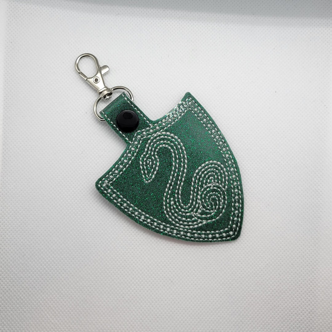 Inspired Potter Serpent Coat of Arms Keychain Magical - Etsy