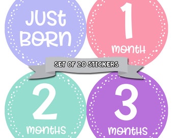 Baby Girl Stickers Newborn Stickers Pregnancy Stickers Baby - Etsy