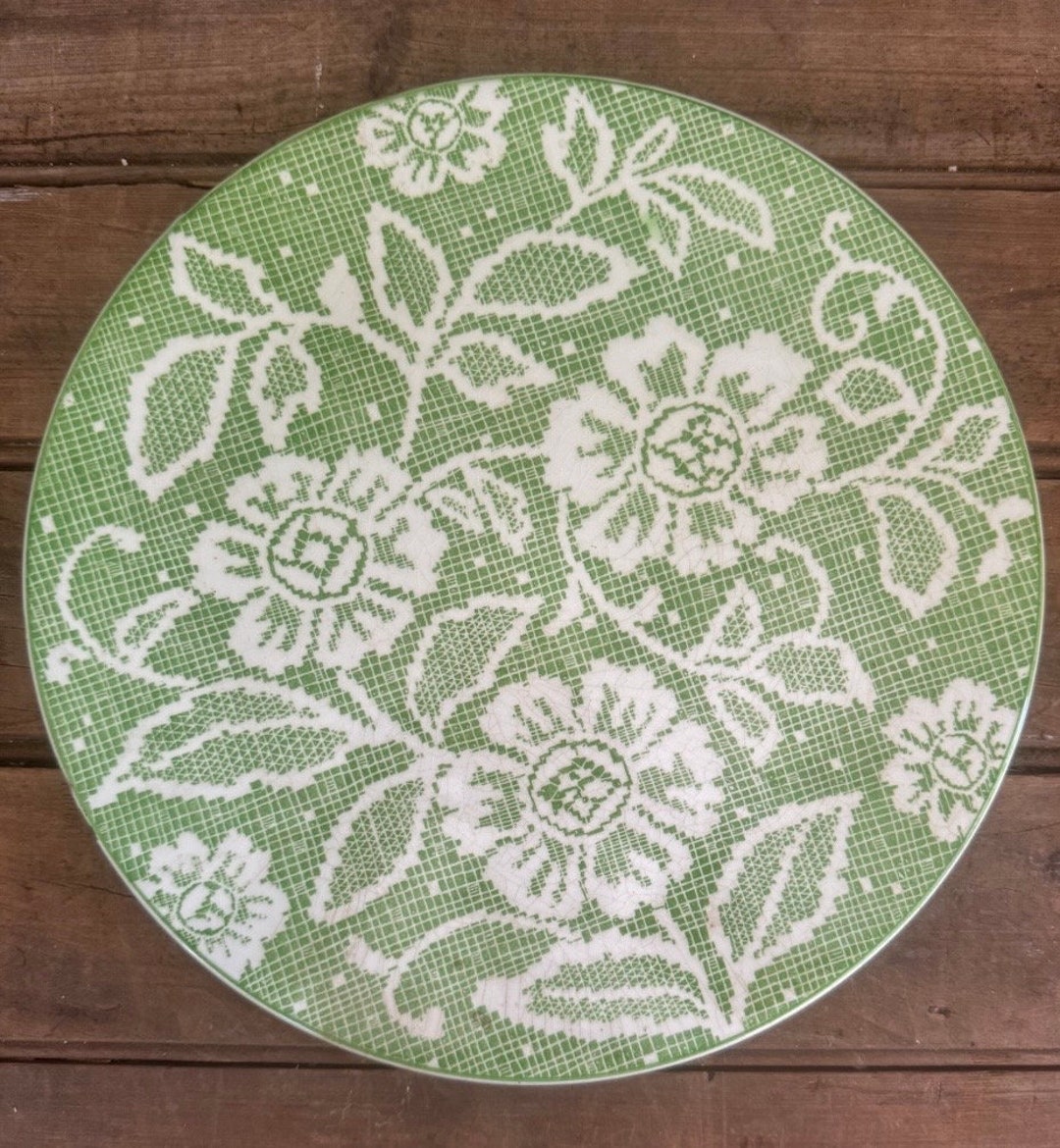 Ironstone Cake Plate - Etsy