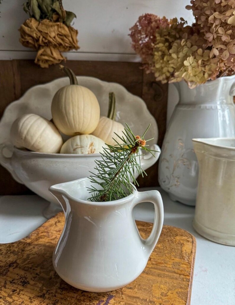 Ironstone Creamer - Etsy