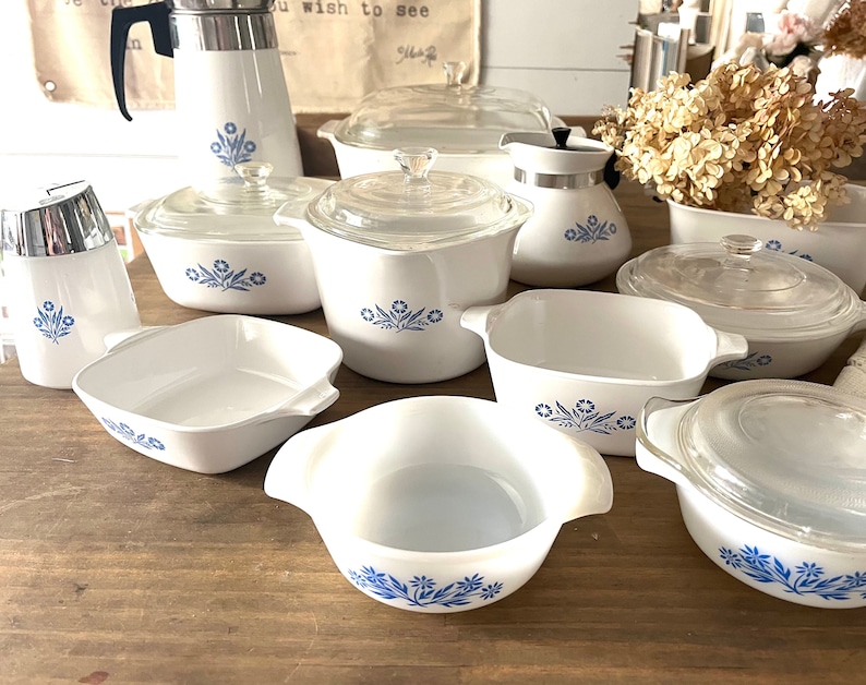 Corning Ware “corn Flower” Pattern - Etsy