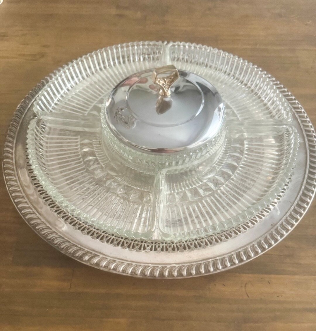 Vintage Relish Serving Dish - Etsy