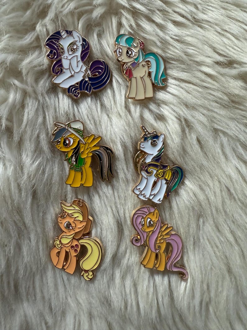 My Little Pony Enamel Pin - Collectible Fan Art, 1.5 Inch - Etsy