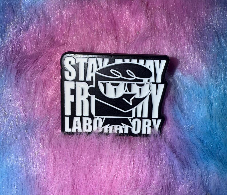 Dexter Inspired Enamel Pins – 90s Cartoon Scientist Hard Lapel ...