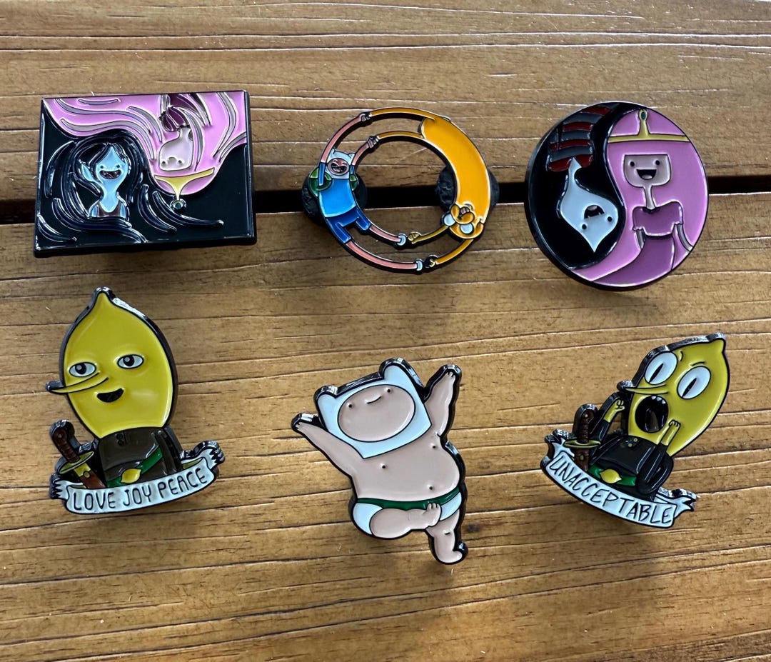 Adventure Time Enamel Pins: Lemon Grab Collectible Art - Etsy