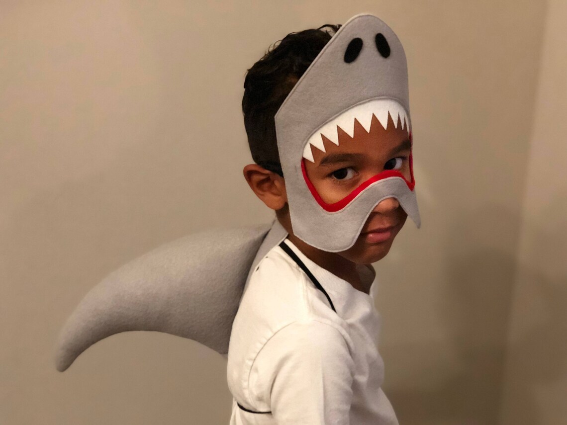 Shark Costume Sea Creature Costume Shark Mask Jonah and the - Etsy