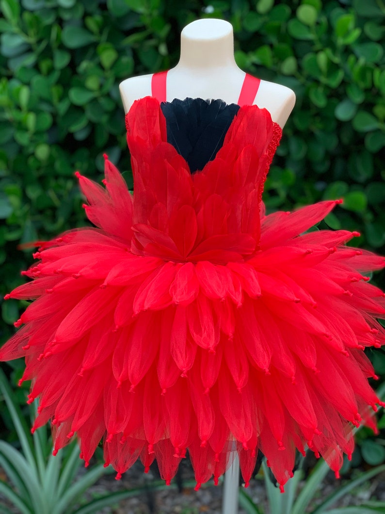 Cardinal Costume Bird Costume Bird Inspired Dress Cardinal - Etsy