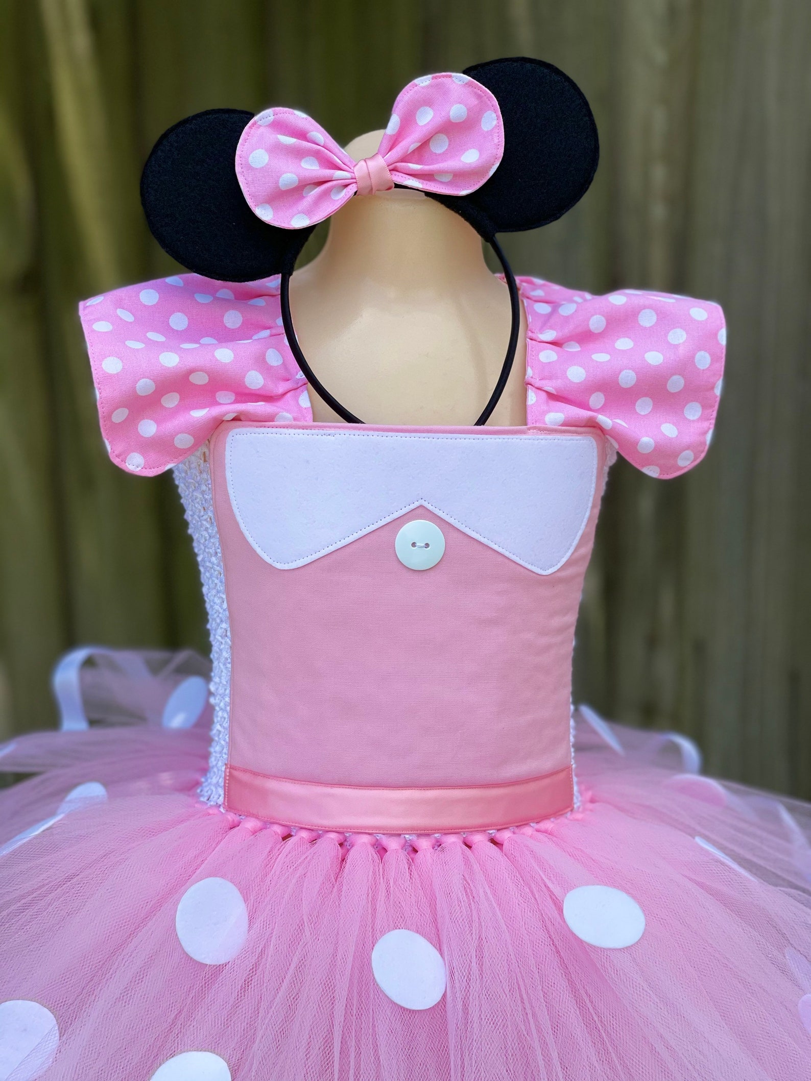 Minnie Mouse Tutu Costume Baby Pink Minnie Mouse Dress - Etsy