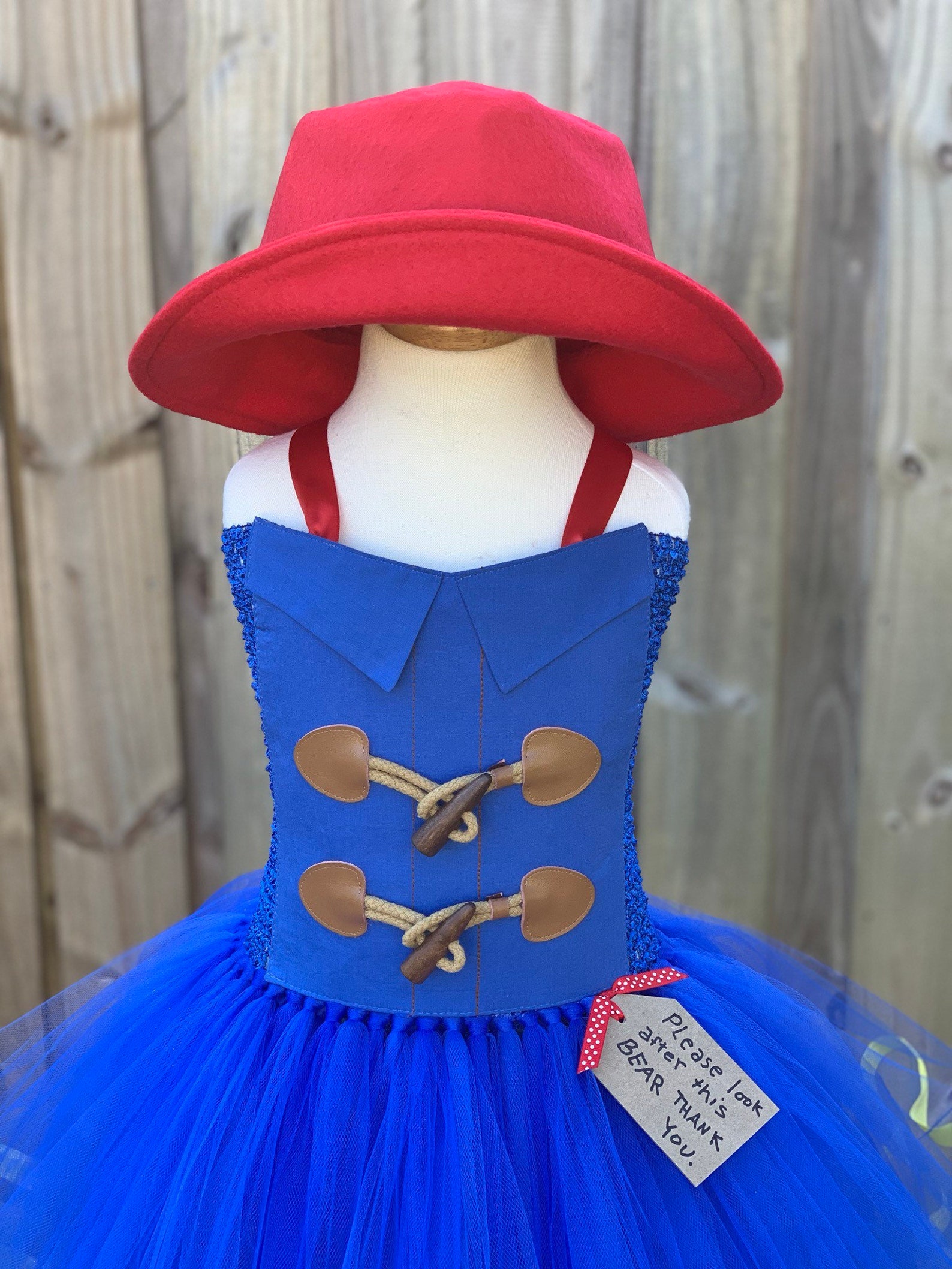 Paddington Bear Costume, Storybook Character Costume, Paddington Tutu ...