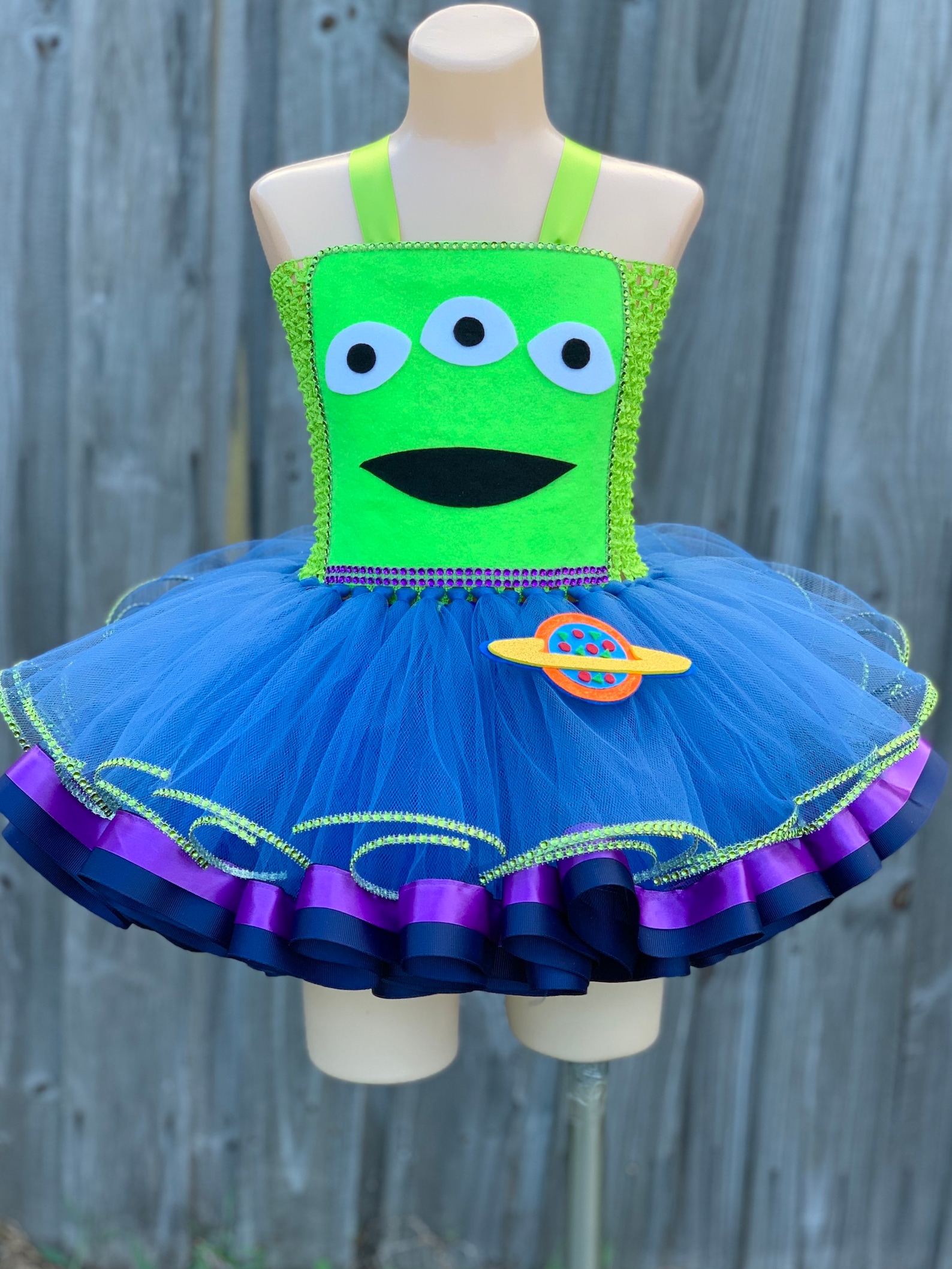 Toy Story Alien Costume 3 Eye Alien Toy Story Costume Pizza - Etsy