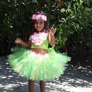 Hawaiian Tutu, Grass Skirt, Luau Tutu, Hula Tutu, Hula Costume ...