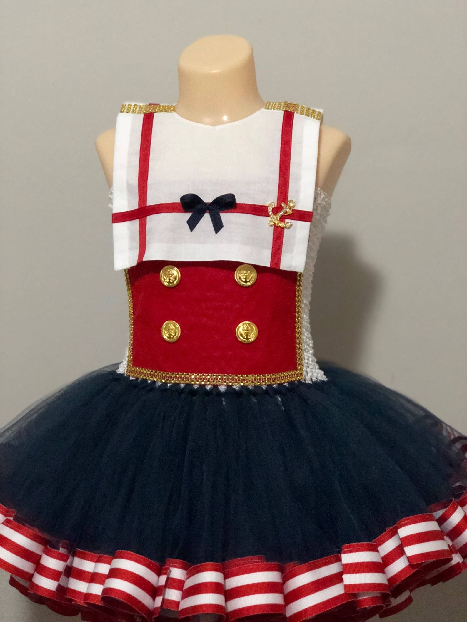 Patriotic Pageant Wear 4th Of July Pageant Dress Sailor Tutu Etsy