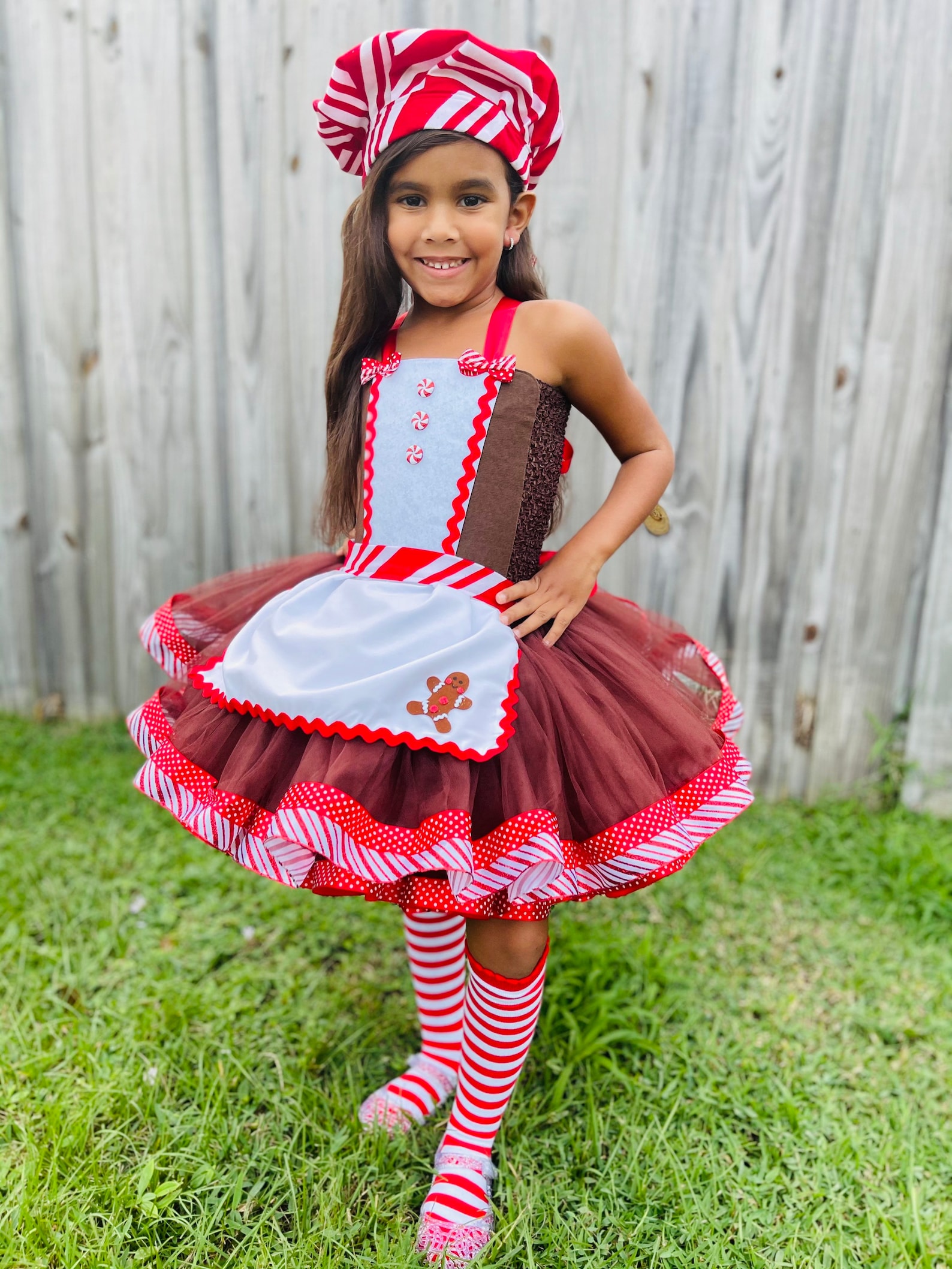Christmas Pageant Dress, Gingerbread Tutu, Christmas Tutu, Gingerbread ...