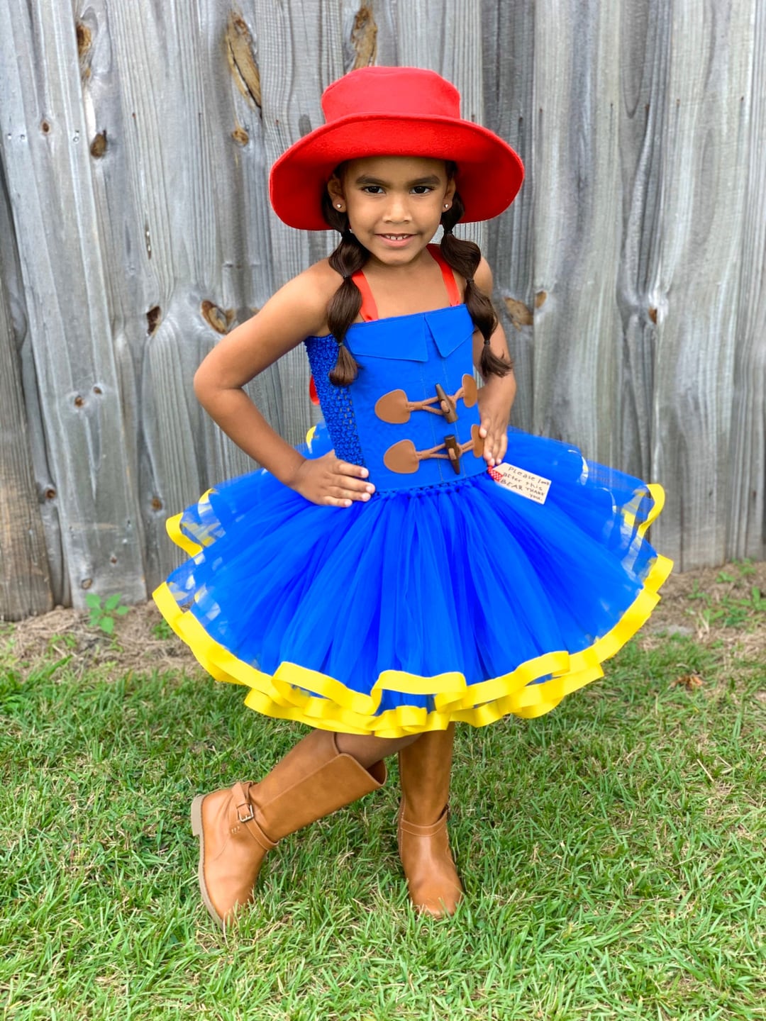Paddington Bear Costume, Storybook Character Costume, Paddington Tutu ...