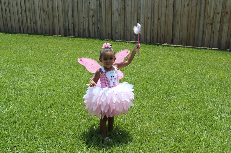 Tooth Fairy Tutu Costume, Tooth Fairy Dress, Pink Fairy Dress, Dentist ...