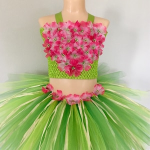 Hawaiian Tutu, Grass Skirt, Luau Tutu, Hula Tutu, Hula Costume ...