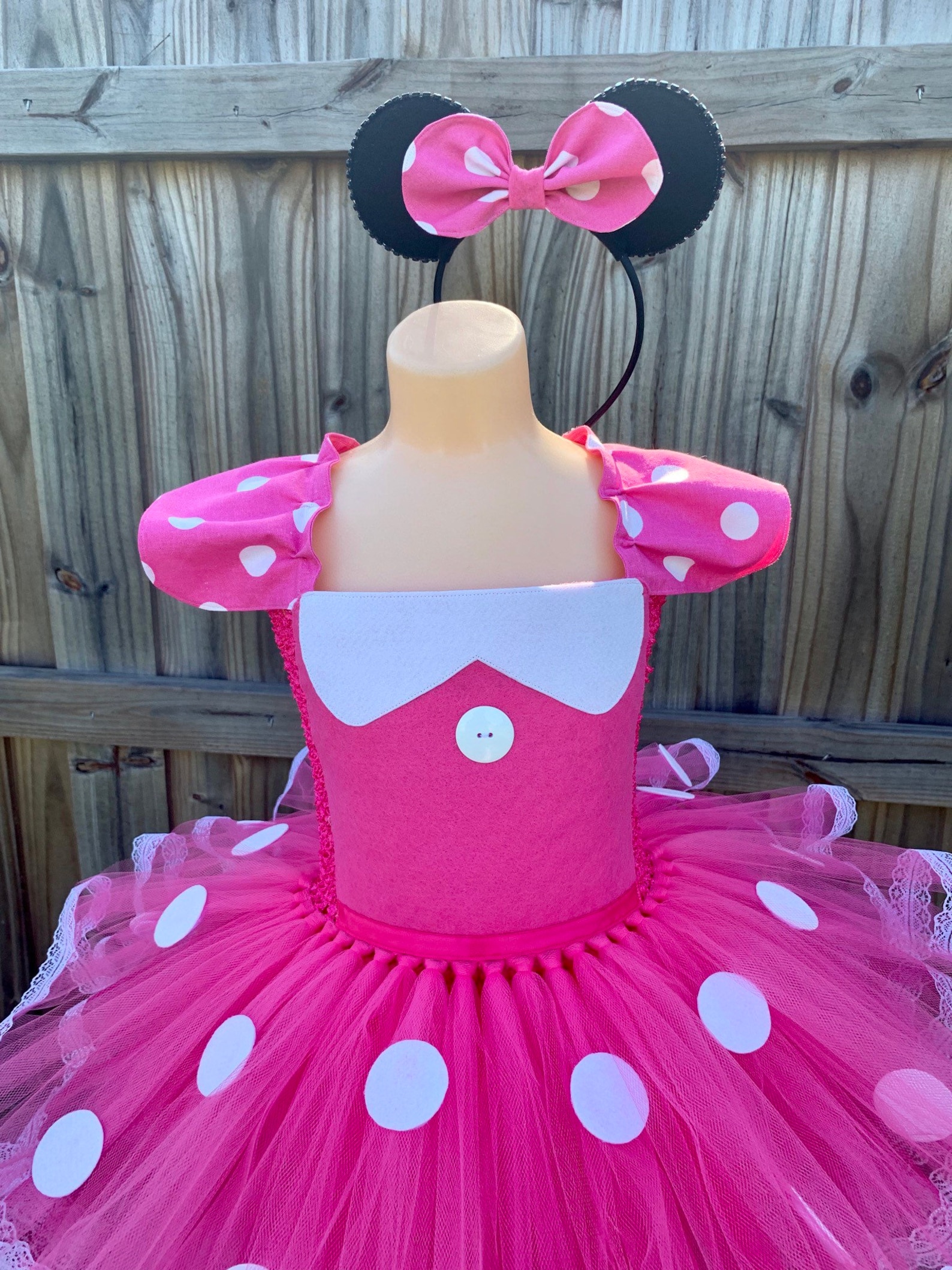 Pink Minnie Mouse Dress Minnie Mouse Tutu Costume Minnie - Etsy