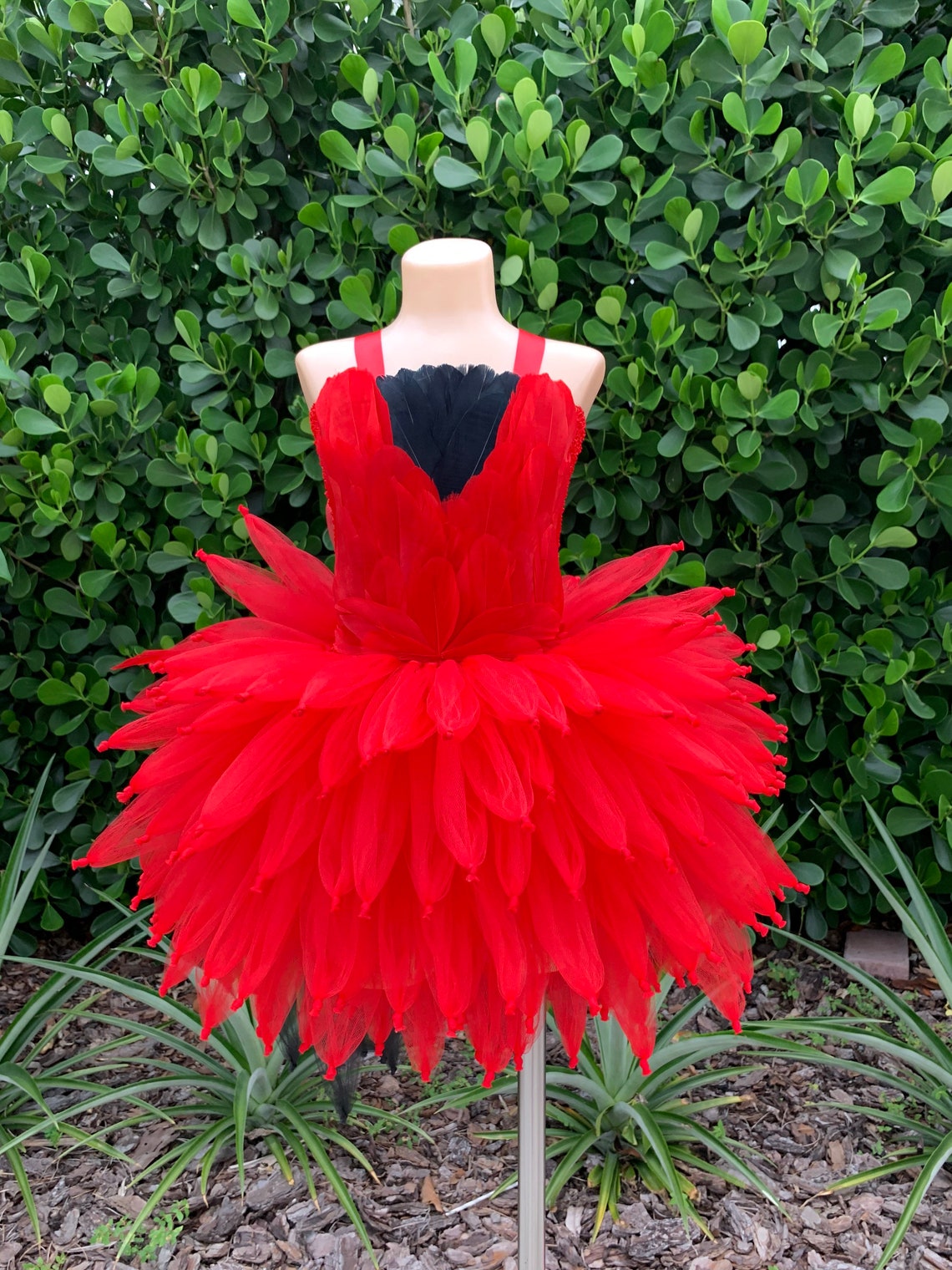 Cardinal costume bird costume bird inspired dress cardinal | Etsy