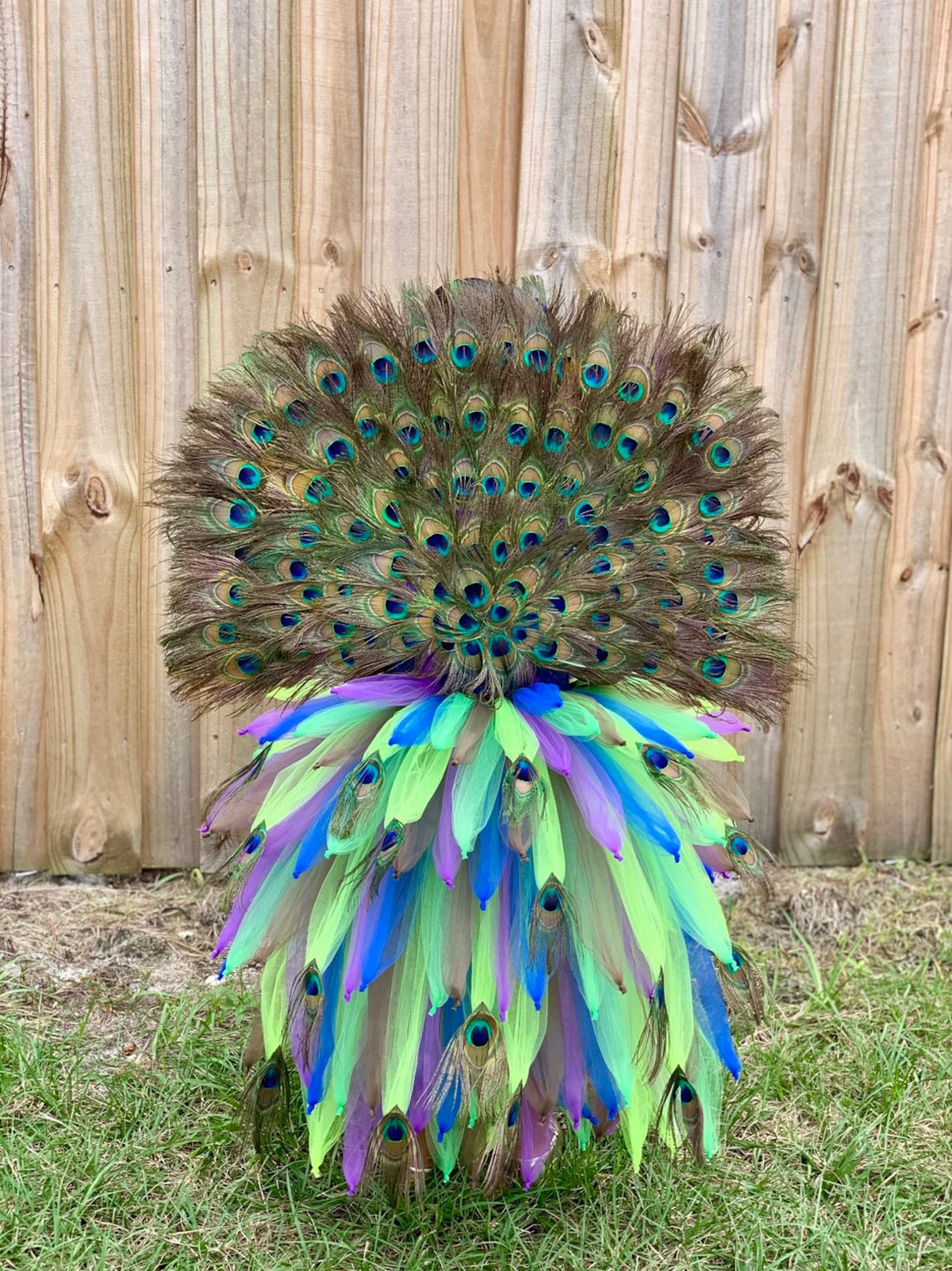 Peacock Pageant Dress Peacock Costume Bird Costume Peacock | Etsy