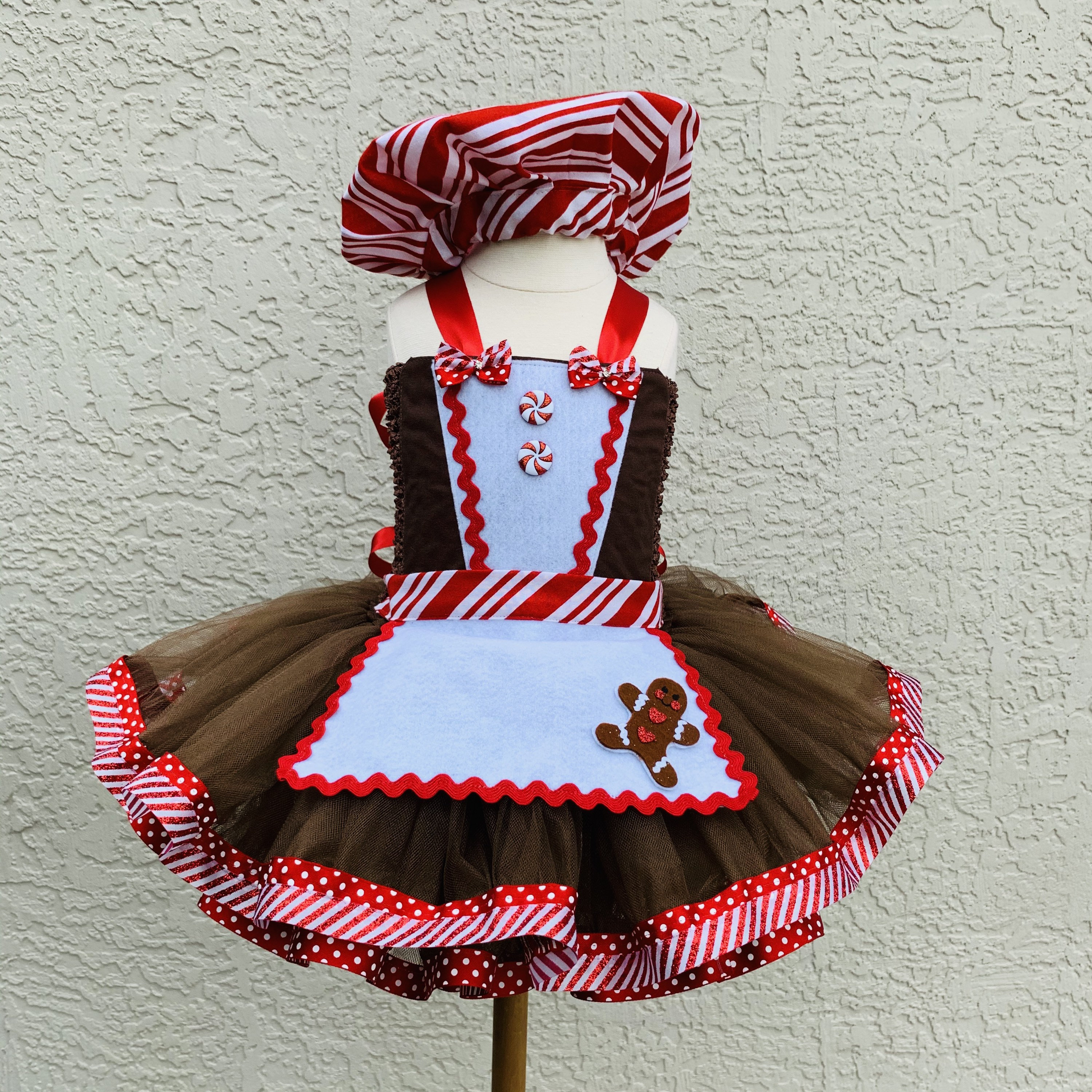 Gingerbread Costume For Little Girls