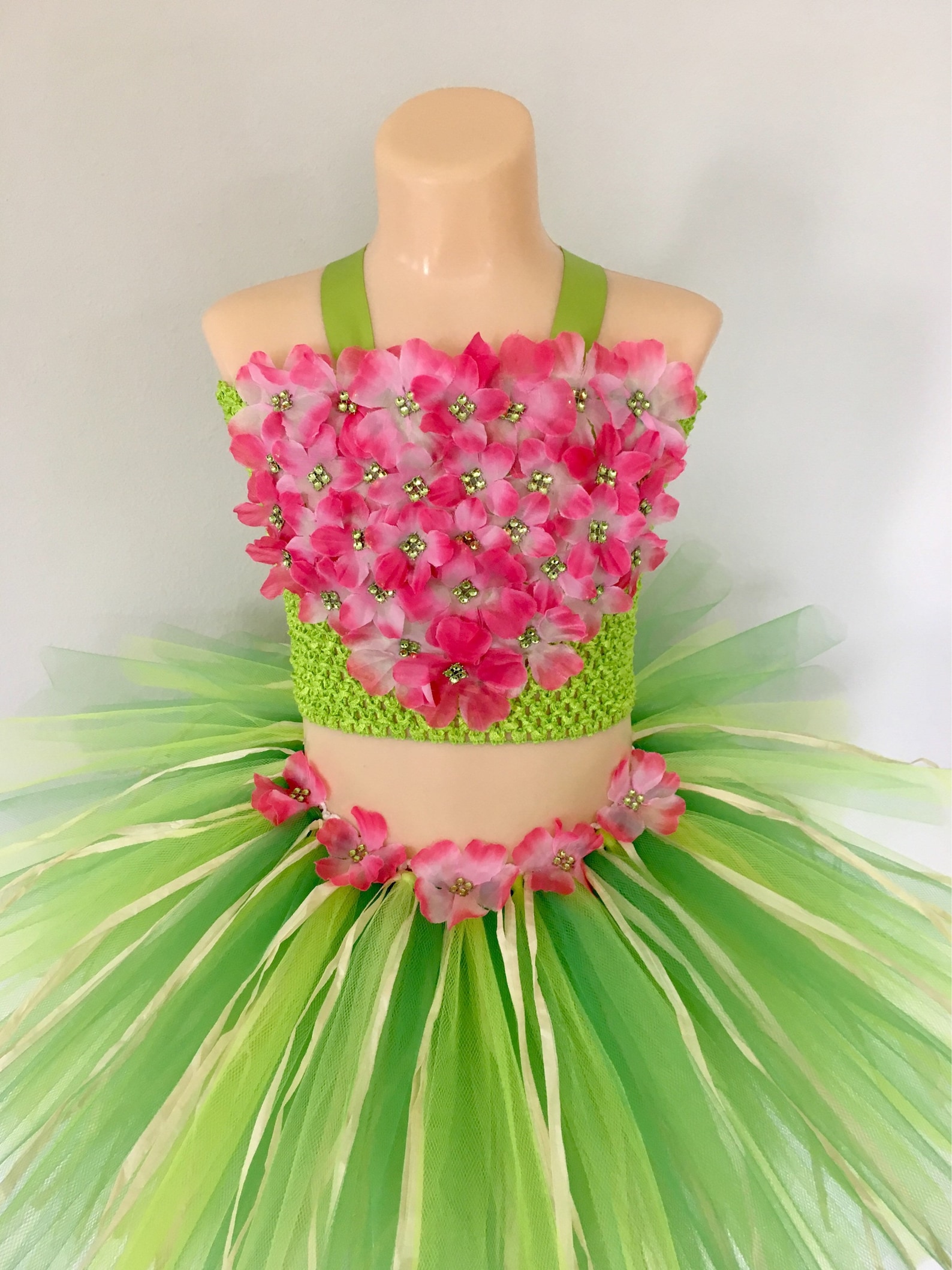 Hawaiian Tutu Halloween Costume Luau Costume Hula Girl - Etsy